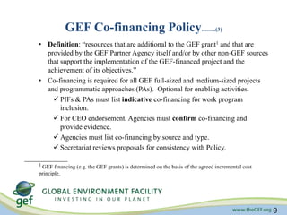 GEF policies | PPTX