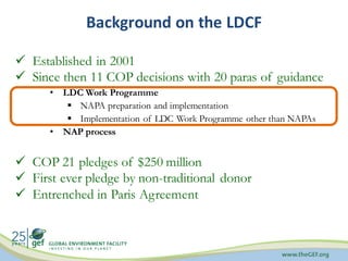 Support under the Least Developed Countries Fund for the LDCs | PDF