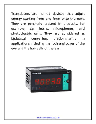 Different Types of Transducers in Market; Gefran Pressure Transducer ...