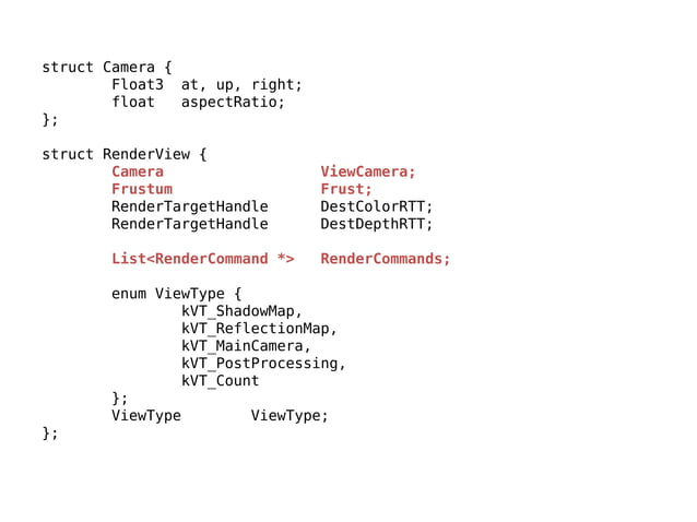 [GEG1] 10.camera-centric engine design for multithreaded rendering | PPT
