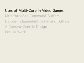 [GEG1] 10.camera-centric engine design for multithreaded rendering | PDF