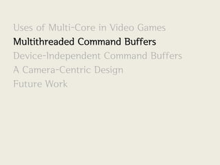 [GEG1] 10.camera-centric engine design for multithreaded rendering | PPT
