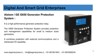 Ge generator protection Numerical Relays | PPT