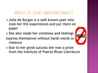 Gegovic, Julia De Burgos | PPT