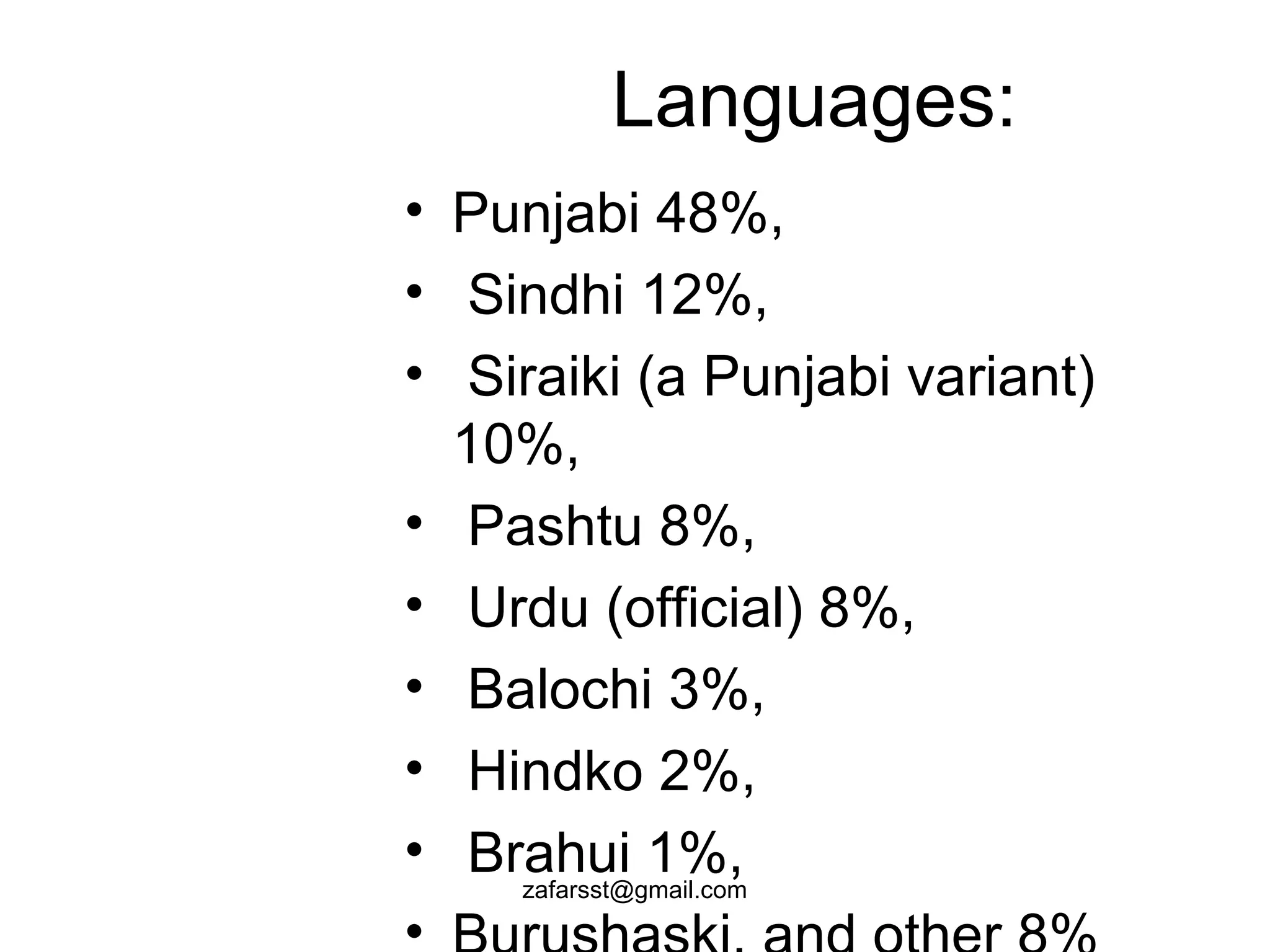 Gegraphical introduction of Pakistan By Dr. Zafar Iqbal | PPT