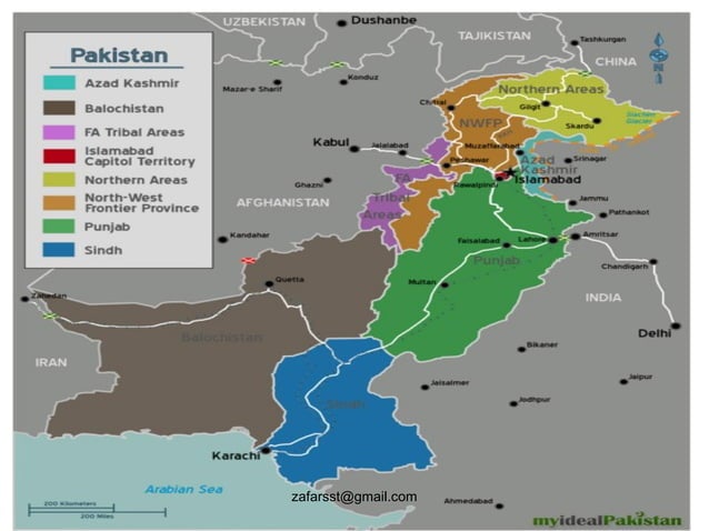 Gegraphical introduction of Pakistan By Dr. Zafar Iqbal | PPT | Free ...