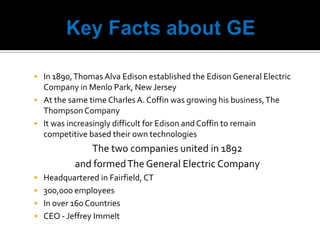 General Electric Presentation | PPTX