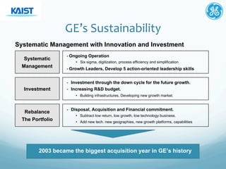 GE's Growth Strategy: The Immelt Initiative | PDF