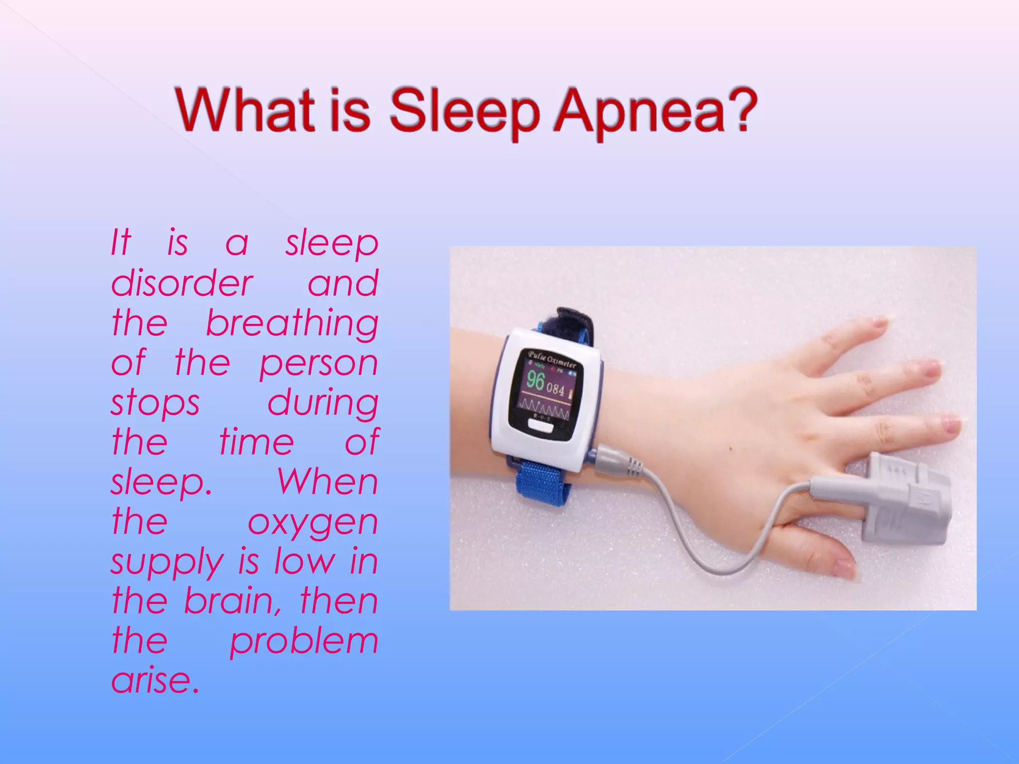 Sleep apnea monitor | PPT