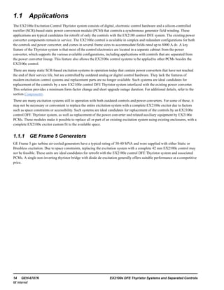 GEH-6787-EX2100e Excitation Control Digital Front-end (DFE) Thyristor ...