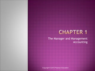 Cost Accounting Horngren 15 edition Chap 1 | PPT