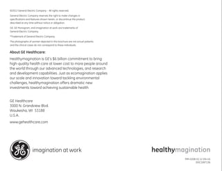 Ge healthcare brochure-seno_bright-2012 | PDF