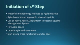 GE healthcare goes agile | PPTX