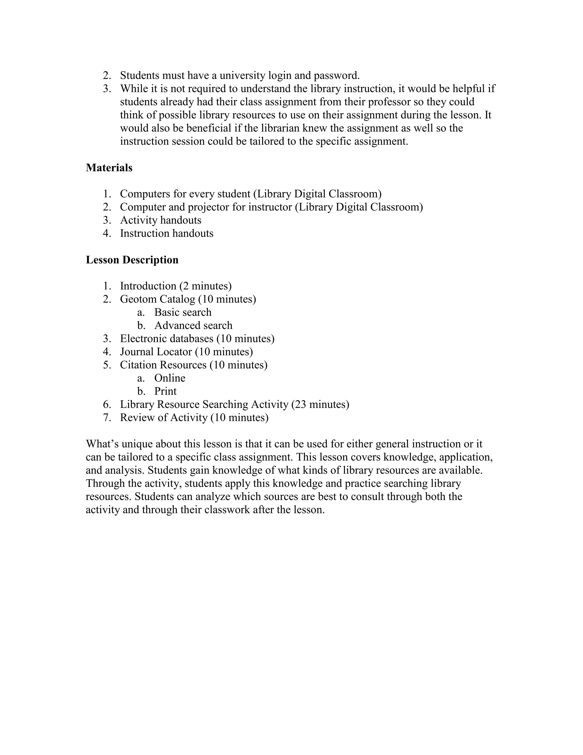 Lesson Plan - W&J | DOCX