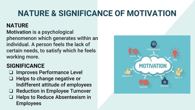 MOTIVATION: THEORIES AND CASE STUDY | PPTX