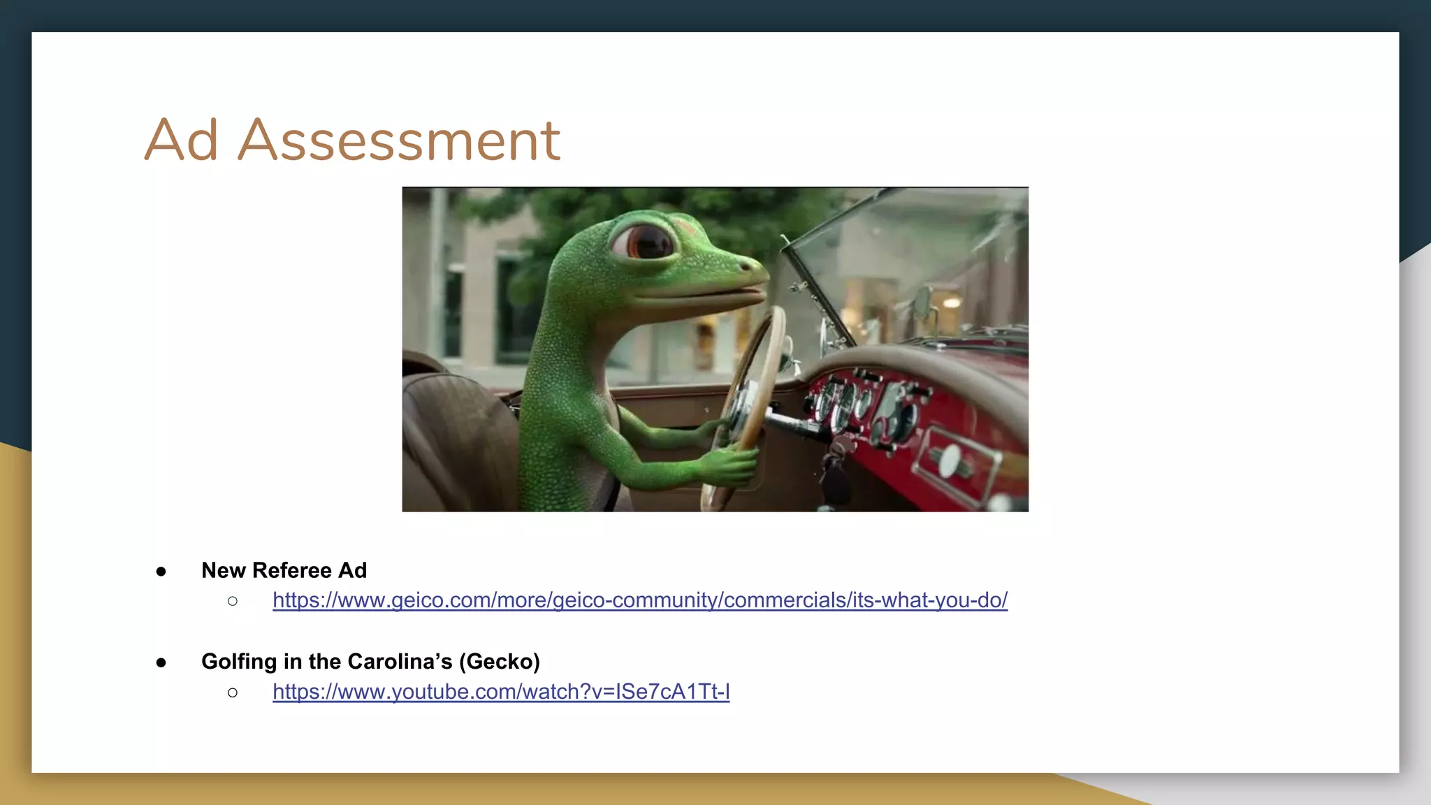 Geico Marketing Audit | PPT