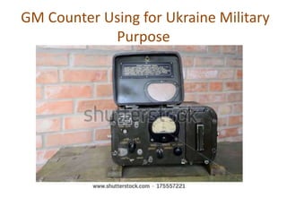 Geiger muller counter | PPTX