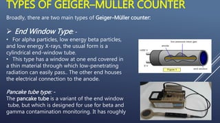 Geiger–Müller Counter | PPTX