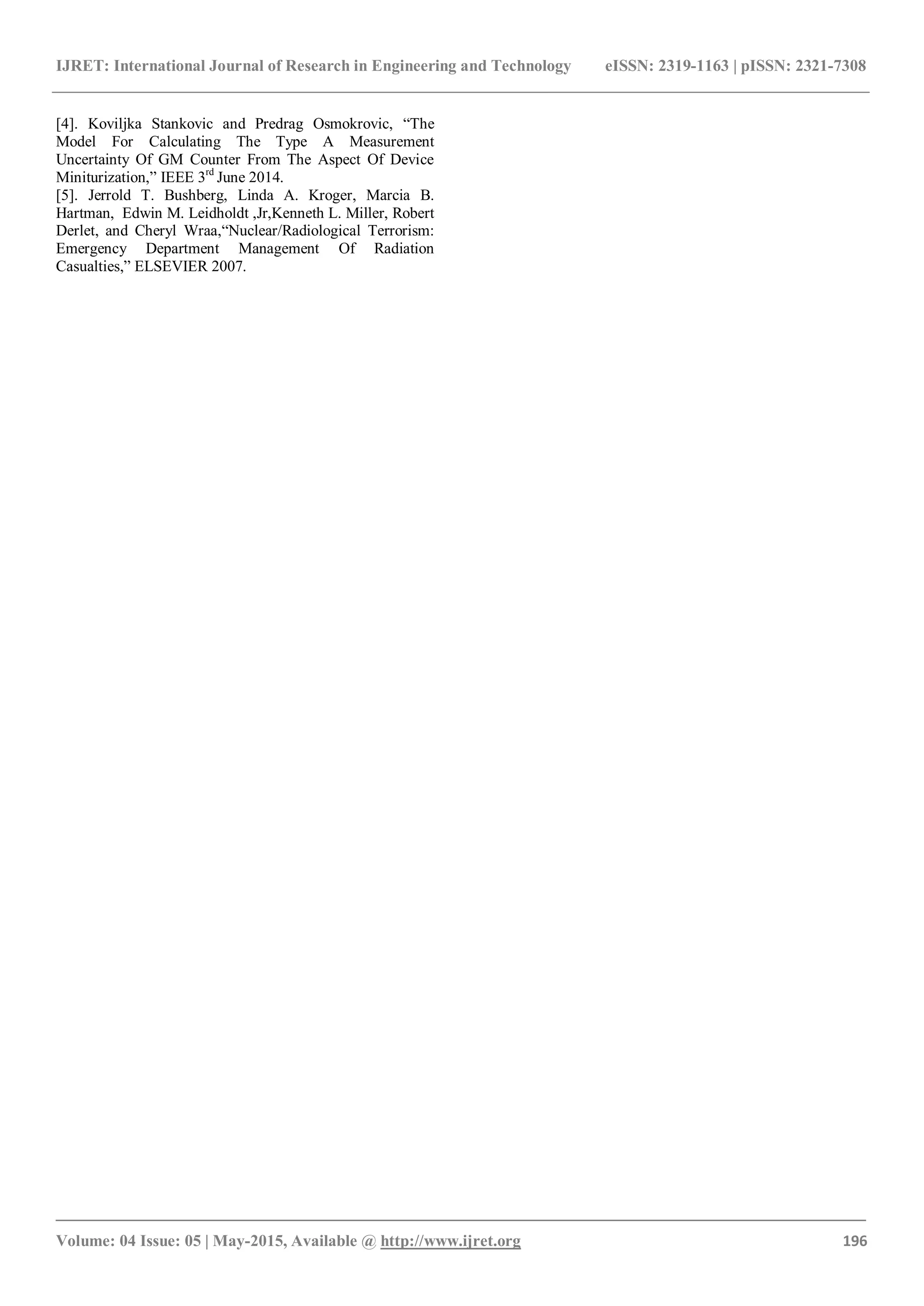 Geiger muller a thin end window tube radiation detector | PDF