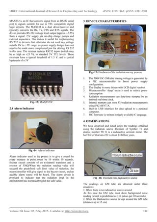 Geiger muller a thin end window tube radiation detector | PDF