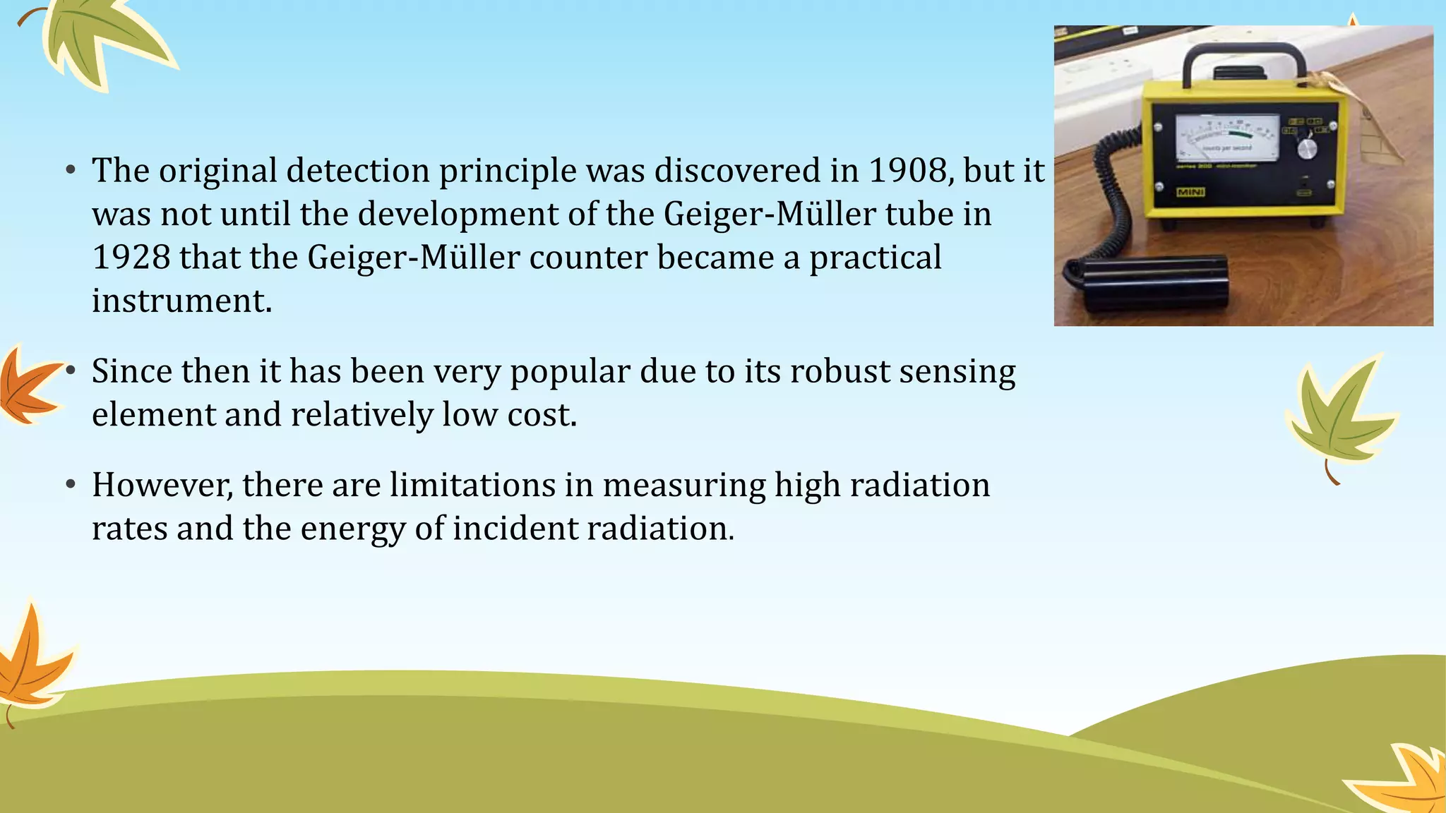 Geiger muller counter | PPTX