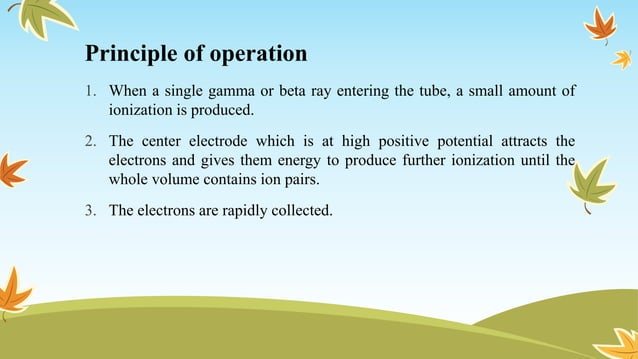 Geiger muller counter | PPTX | Chemistry | Science