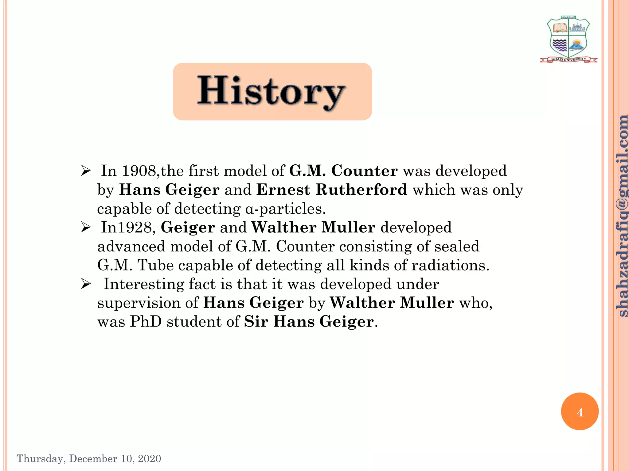Geiger Muller counter | PDF
