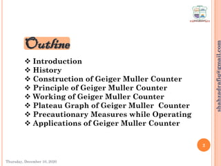 Geiger Muller counter | PDF