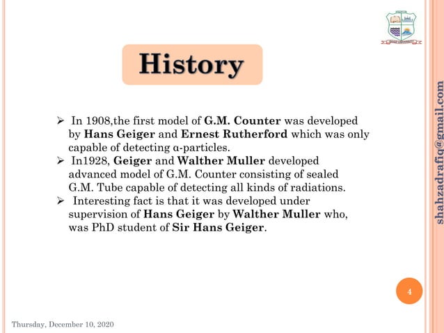 Geiger Muller counter | PDF