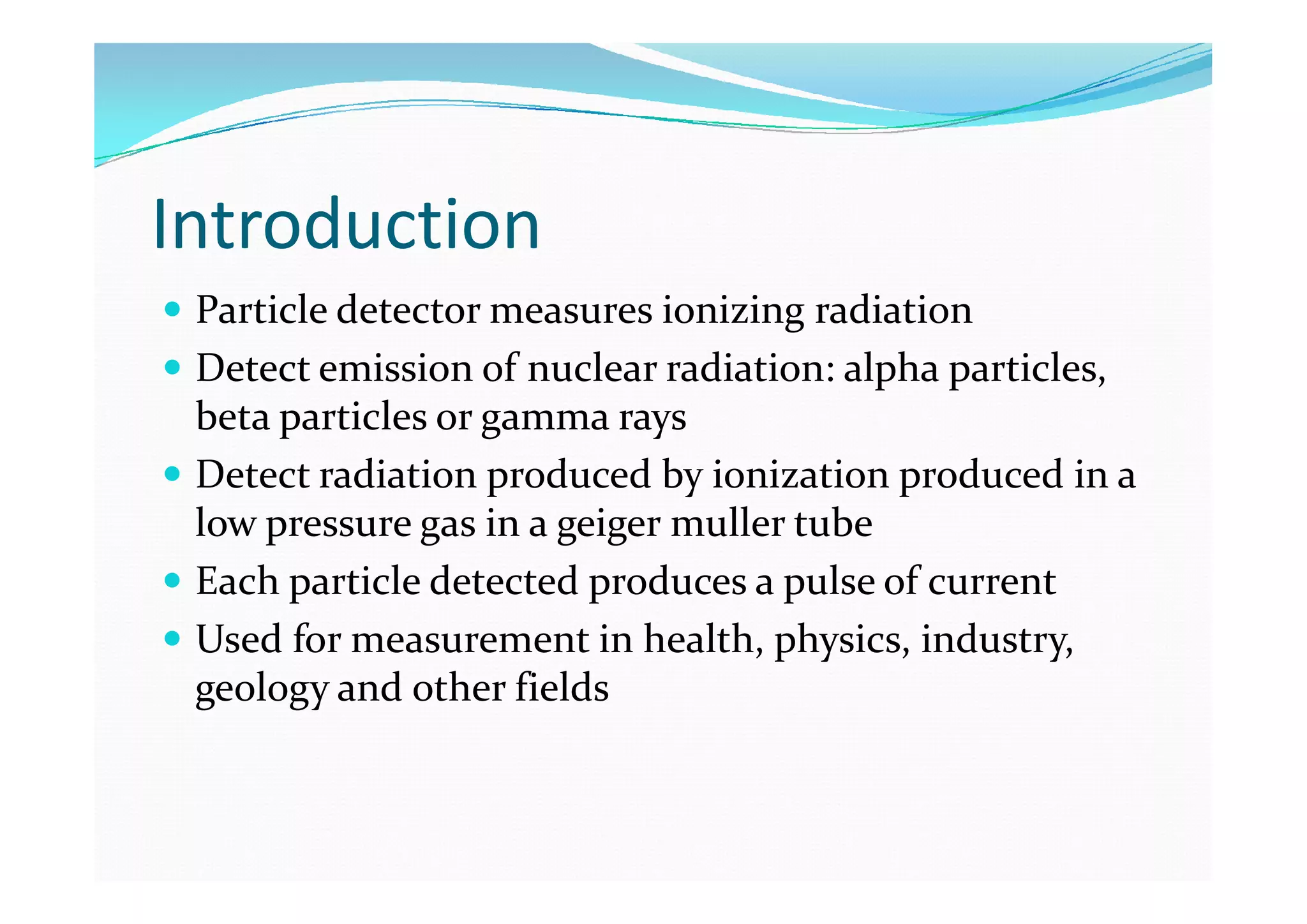 Geiger muller counting system | PDF