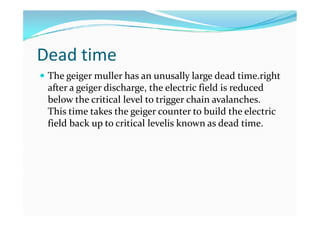 Geiger muller counting system | PDF
