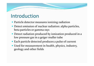 Geiger muller counting system | PDF