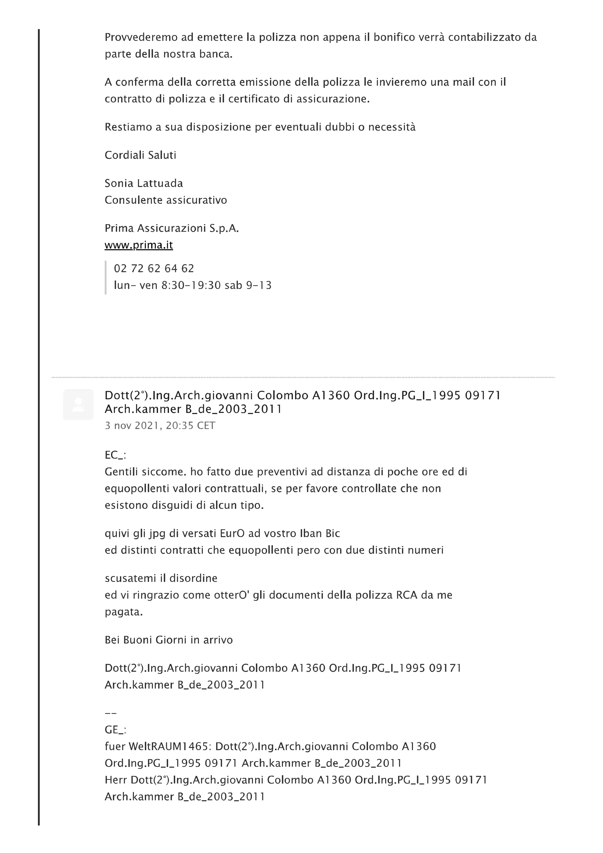 GE_in prima assicurazioni | PDF