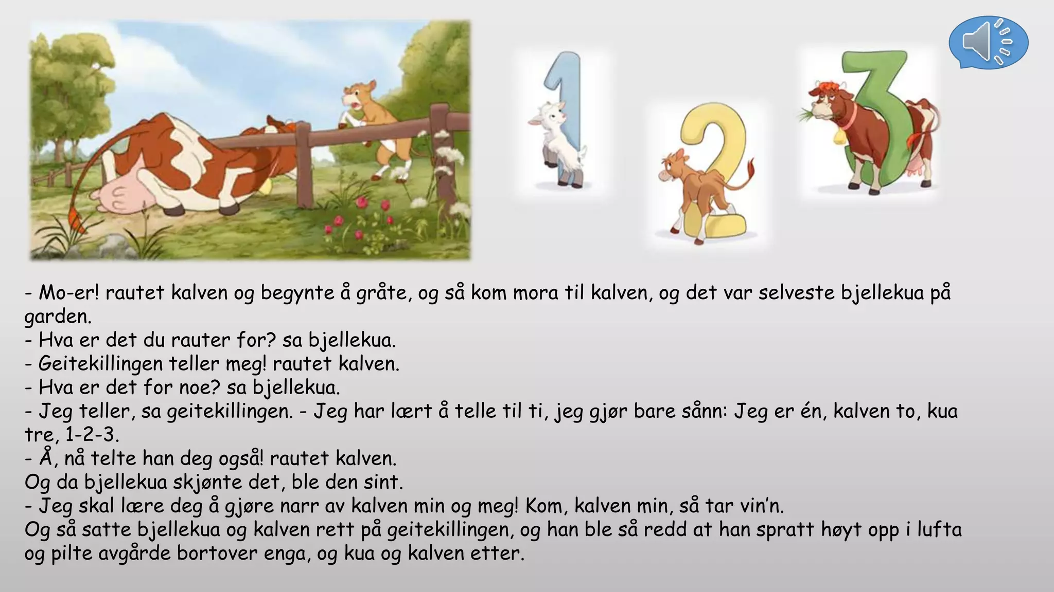 Geitekillingen som kunne telle til ti | PPTX