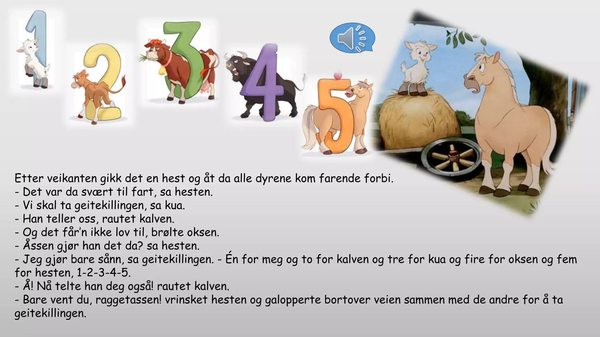 Geitekillingen som kunne telle til ti | PPTX