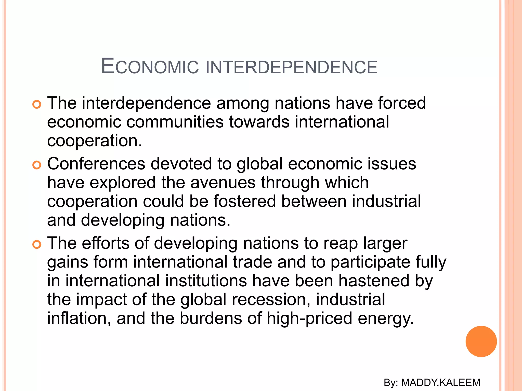 Global Economic Issues | PPTX