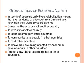 Global Economic Issues | PPTX