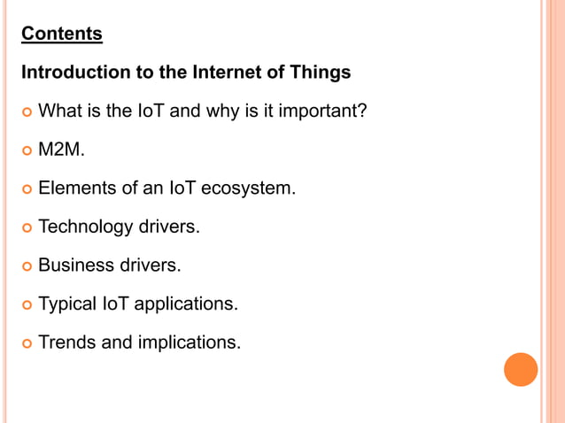 IOT_UNIT-1_Presentation which is basic presentation level | PPTX