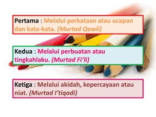 Gejala murtad | PPTX