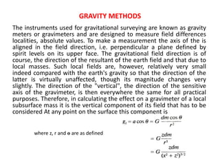 GEL 513 Geophysics PowerPoint material for 500 leve | PPTX