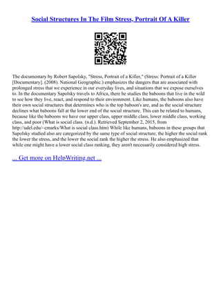 Gelada Baboons | PDF