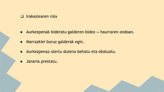 Gelako programazioa | PPT