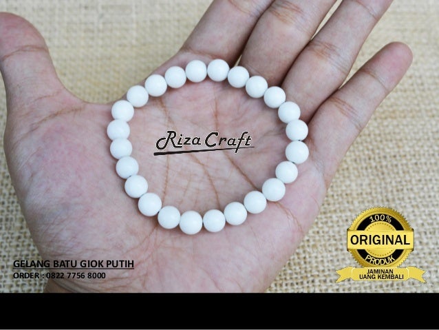 082 27 7568000, Gelang Batu Giok Salju