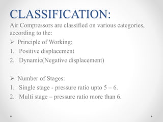 Air compresser by Ravi Gelani | PPT