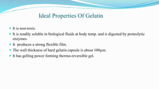 Gelatin | PPTX | Pharmaceutical Drugs | Medical Health