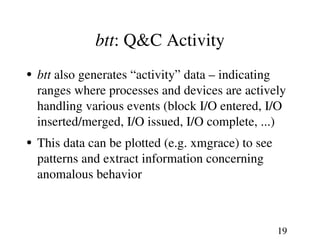 Block I/O Layer Tracing: blktrace | PDF