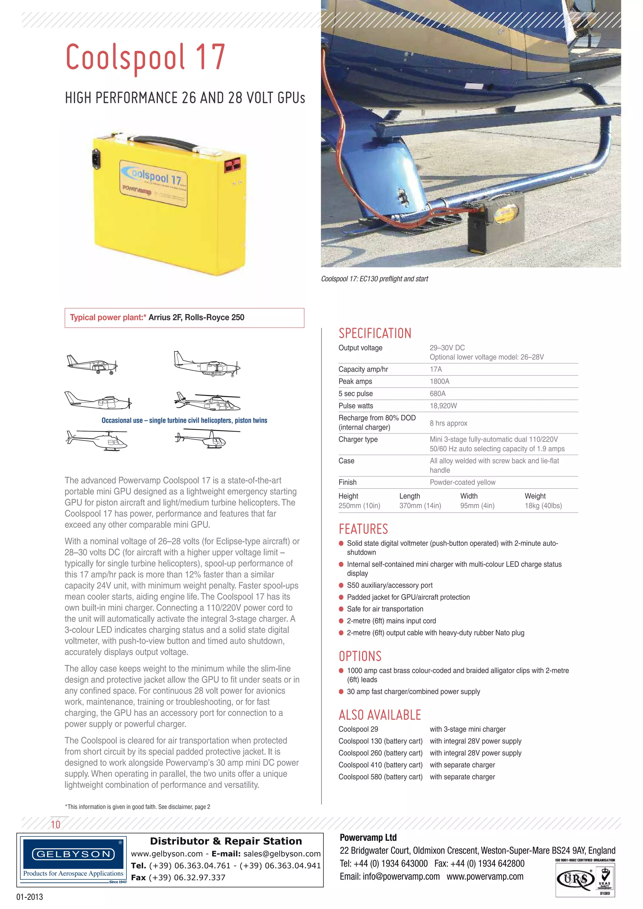 POWERVAMP LTD. > COOLSPOOL 17 | PDF