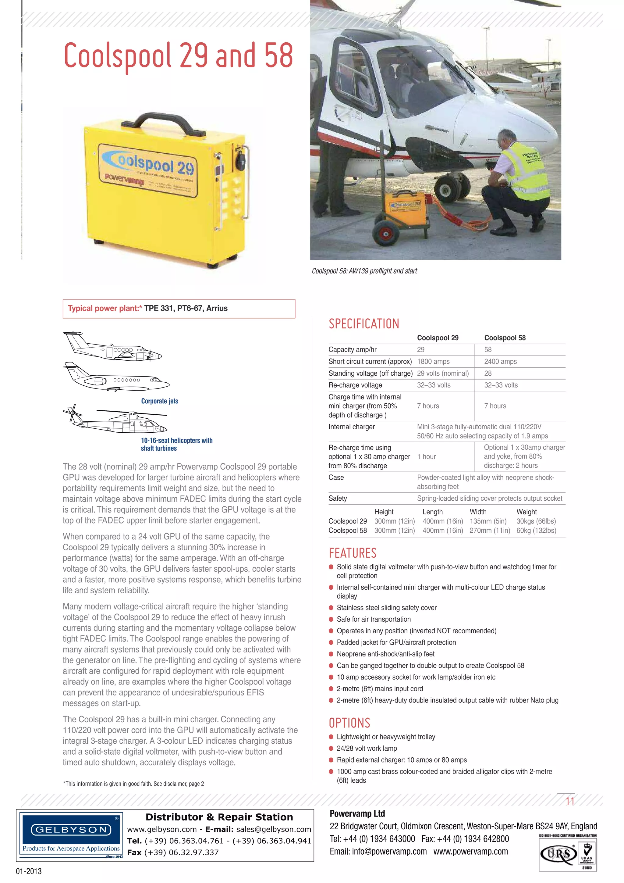 POWERVAMP LTD. > COOLSPOOL 29 AND 58 | PDF