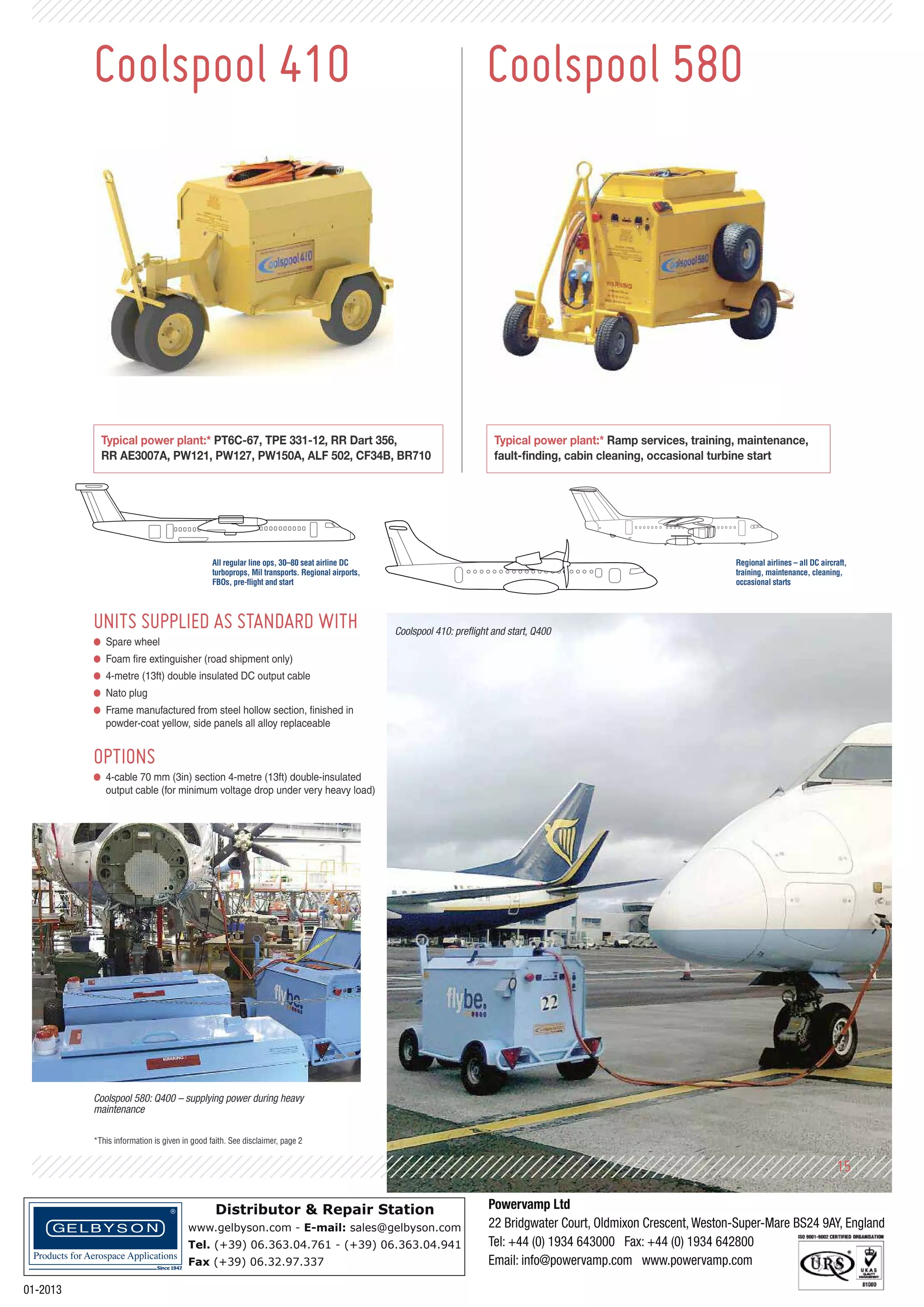 POWERVAMP LTD. > COOLSPOOL 410 - COOLSPOOL 580 | PDF
