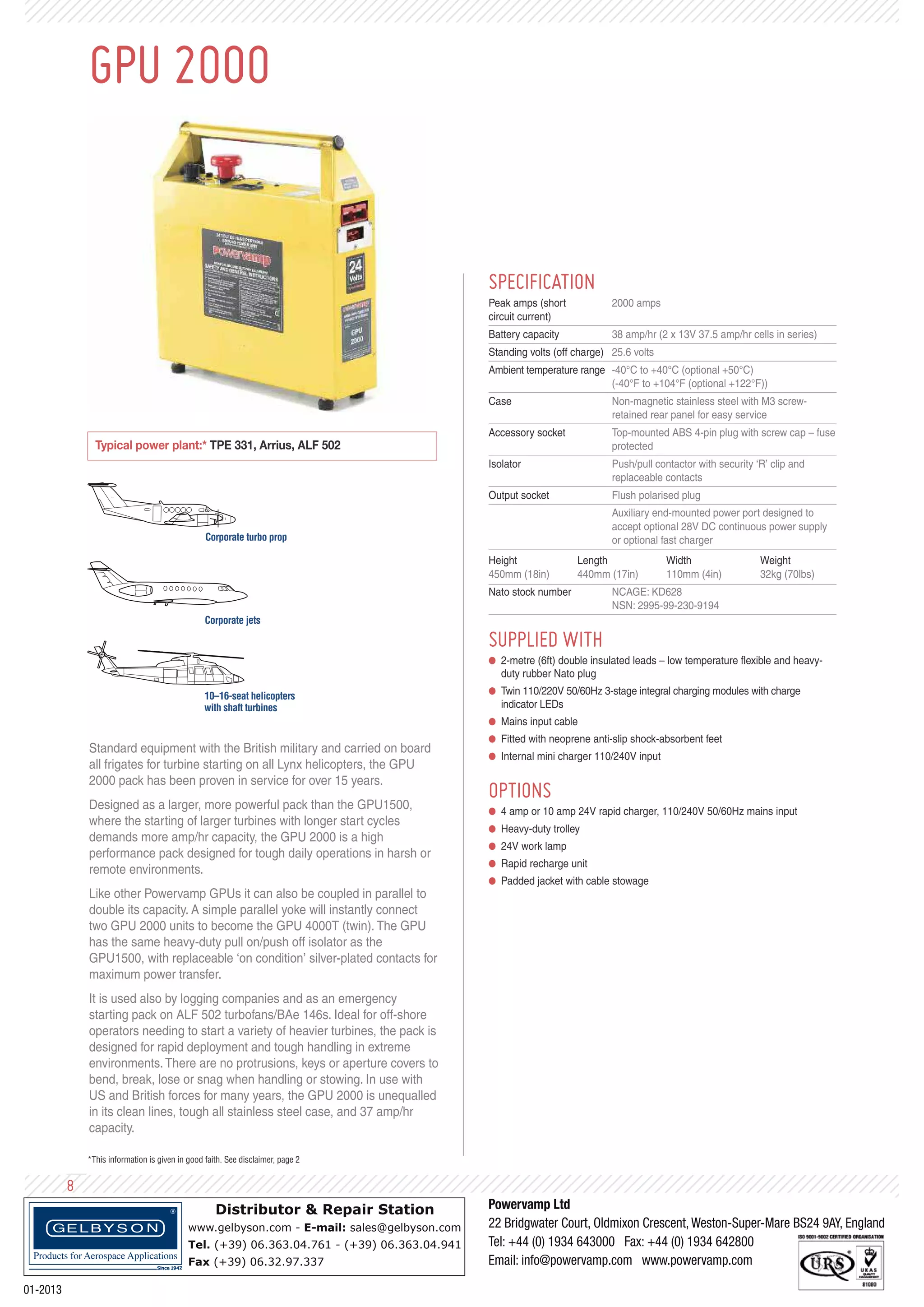 POWERVAMP LTD. > GPU 2000 | PDF